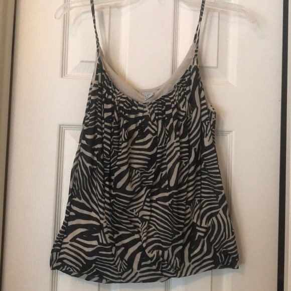 H&M | Tops | Hm Zebra Print Tank Top | Poshmark